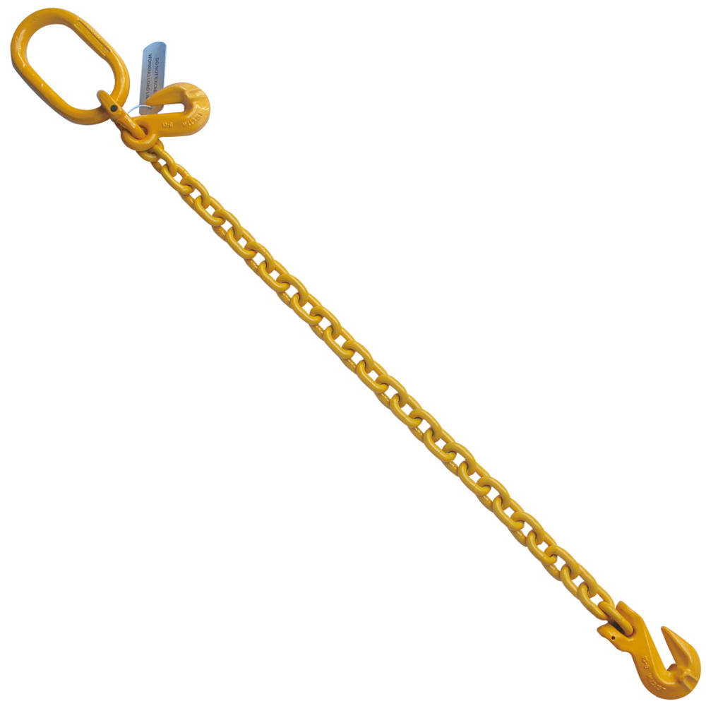 Grade 100 5/16 x 6 Single Leg with Grab Hook and Adjuster Chain Sling ...