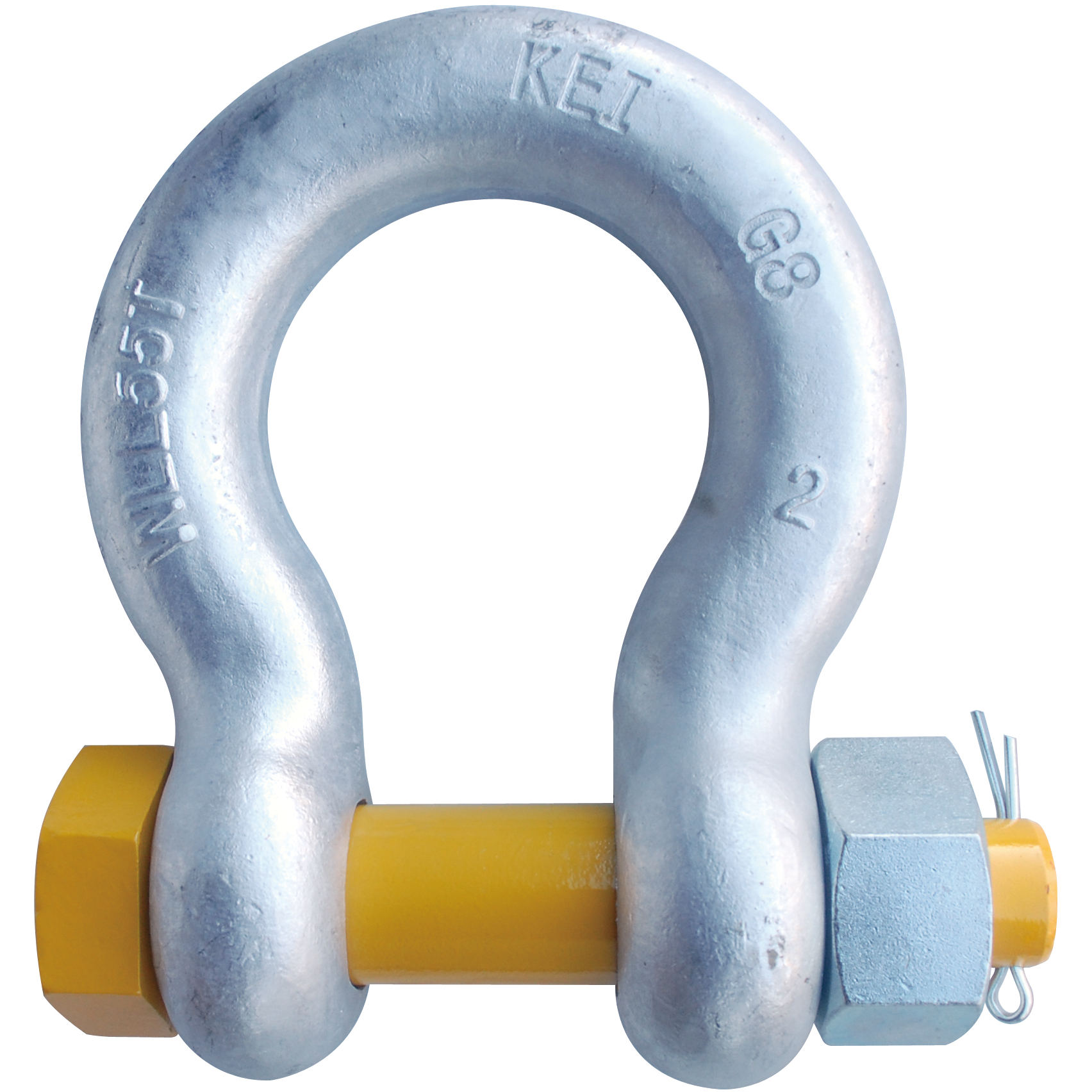 2 G2140 Grade 80 HDG Alloy Anchor Shackle Clevis Bolt Nut [213050 ...